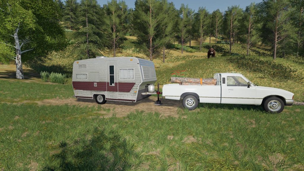A travel trailer mod for fs19 - starero