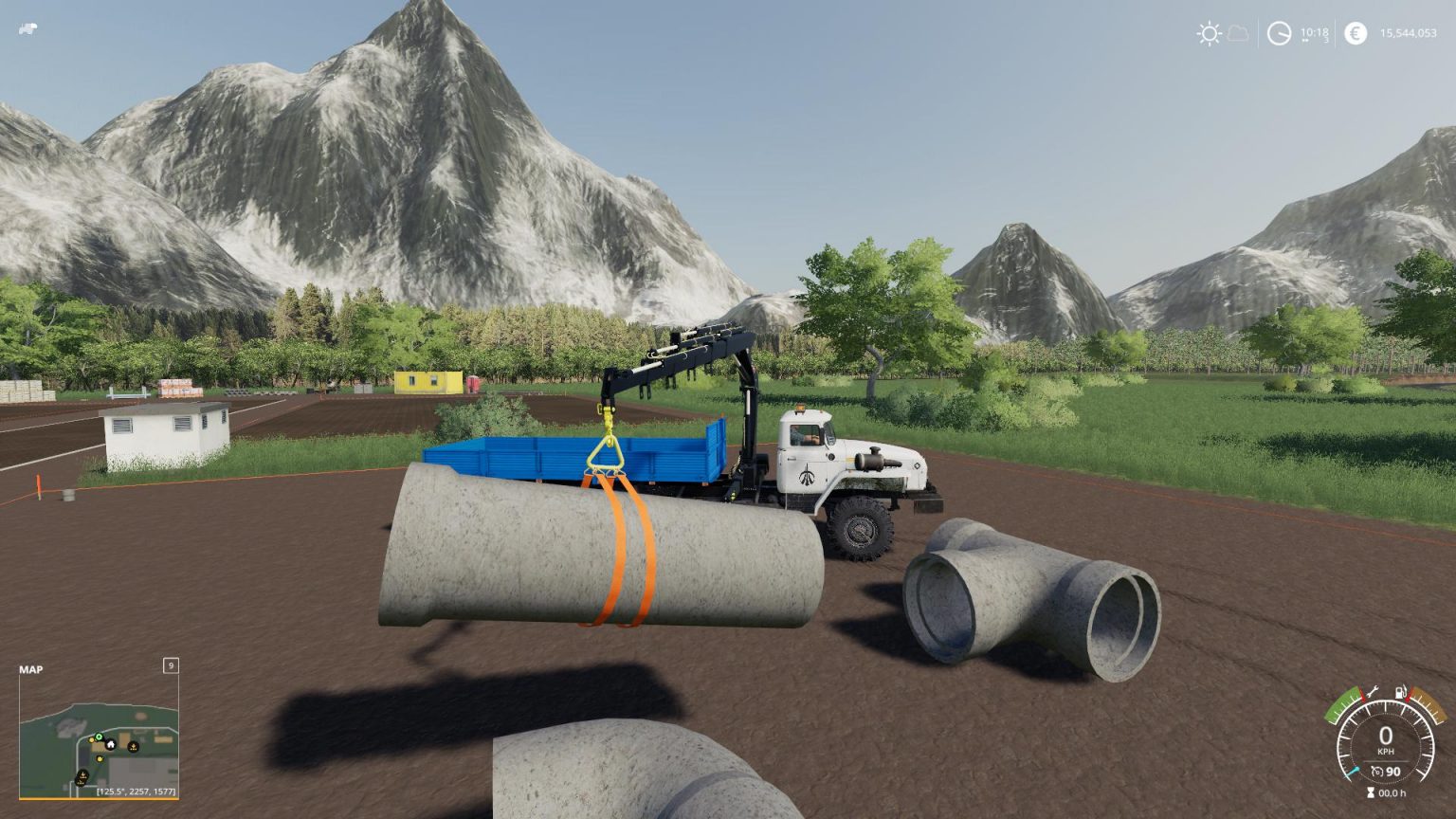 LS2019 Dynamic Concrete Pipes Pack v1.1 - FS 25 modding - LS25 Mod ...