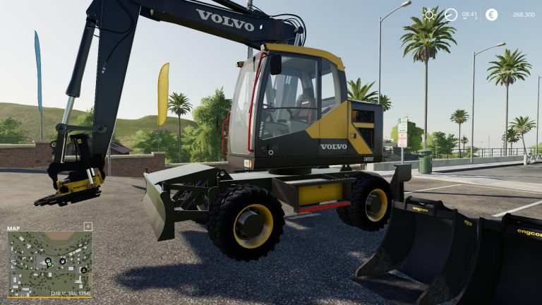 Mod VOLVO EWR150E v1.0 - FS 25 modding - LS25 Mod download!