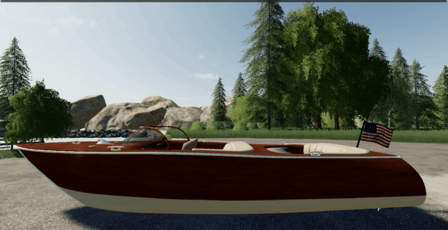 LS2019 Luxury boat v1.0 - FS 25 modding - LS25 Mod download!