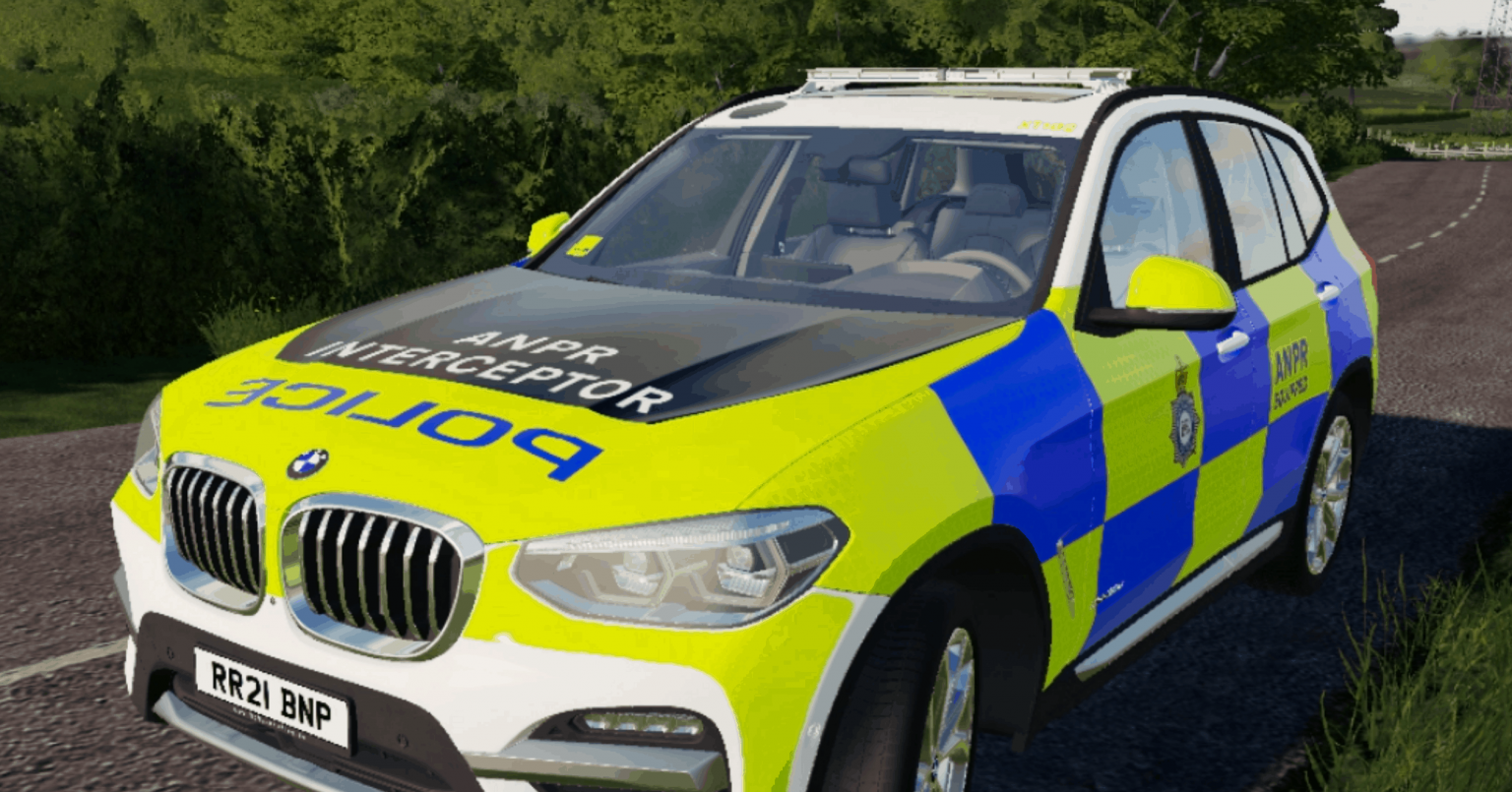 Mod UK Police BMW X3 30d 2018 v1.1 - FS 25 modding - LS25 Mod download!