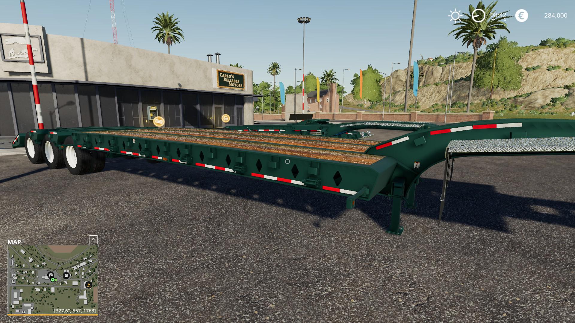 Mod Load King 50 Ton OilField Trailer W/Jeep And Booster v1.0 - FS 25 ...