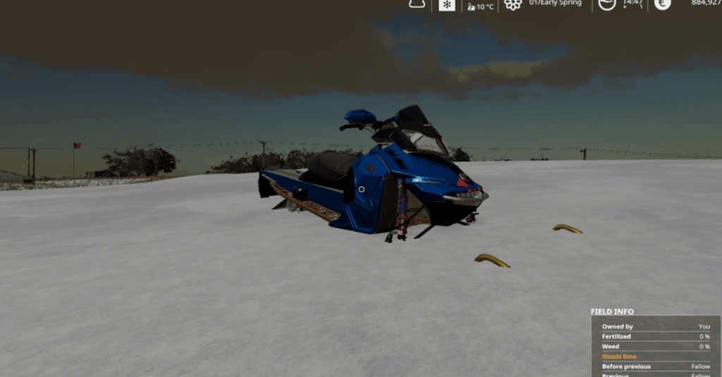 Vehicle Skidoo long track EDIT - FS 25 modding - LS25 Mod download!