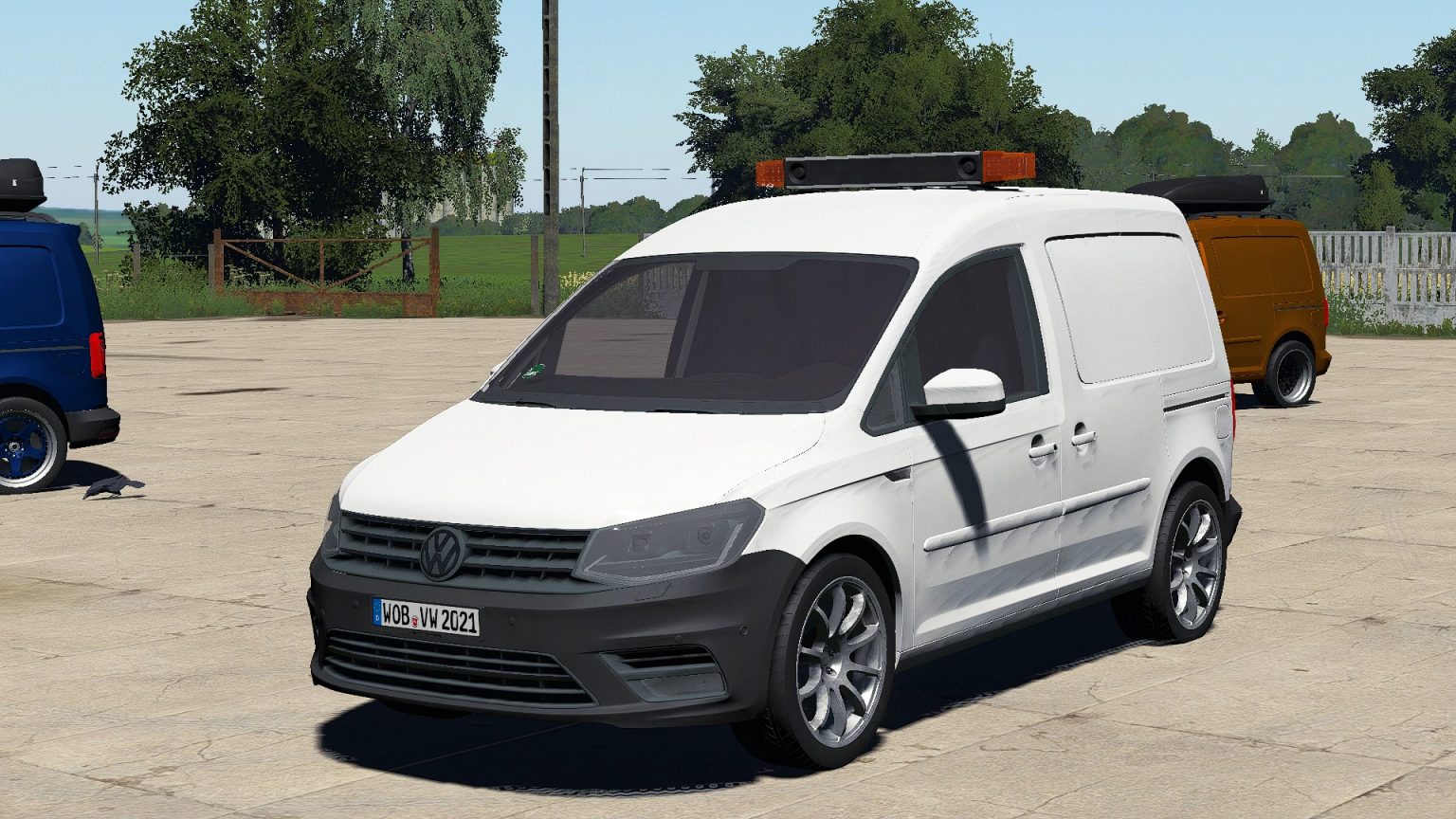 Mod Volkswagen Caddy 2015 v1.0 - FS 25 modding - LS25 Mod download!