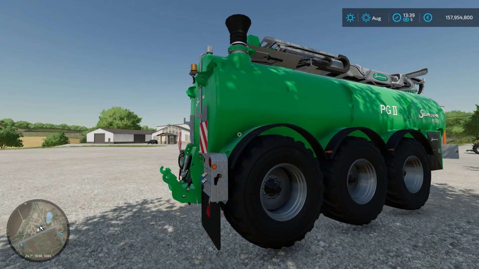 LS22 Samson PG II 25 v1.0 - FS 25 modding - LS25 Mod download!