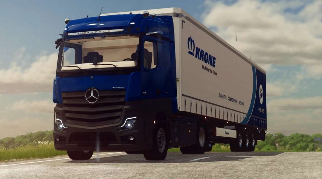 LS22 Mercedes-Benz Actros 2020 v1.0.0.0 - FS 25 modding - LS25 Mod ...