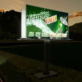 LS22 Large Billboard v1.0.0.0 - FS 25 modding - LS25 Mod download!