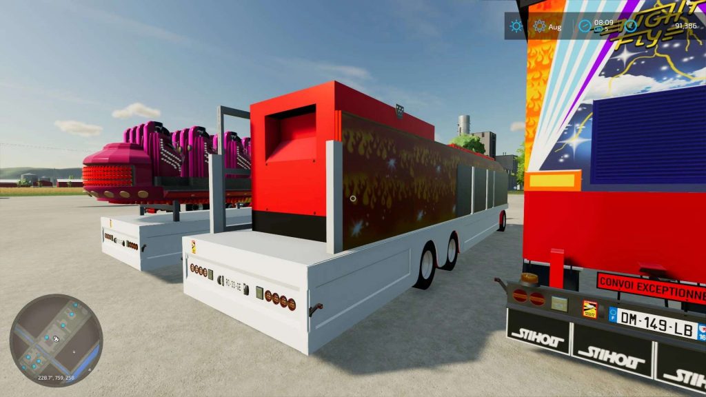 LS22 Manege fly v1.0.0.0 - FS 25 modding - LS25 Mod download!