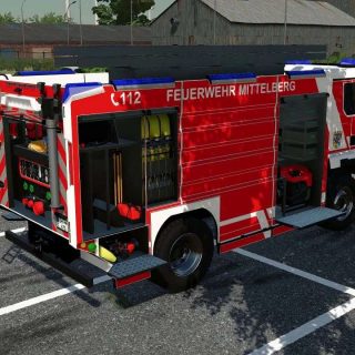 LS22 Ziegler TLF4000 MAN TGM TG3 V1.0 - FS 25 modding - LS25 Mod download!