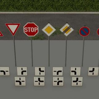 LS22 German Traffic Signs (Prefab) v1.0.0.1 - FS 25 modding - LS25 Mod ...