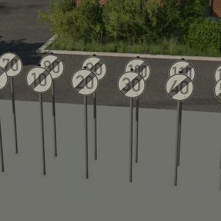 LS22 German Traffic Signs (Prefab) v1.0.0.1 - FS 25 modding - LS25 Mod ...