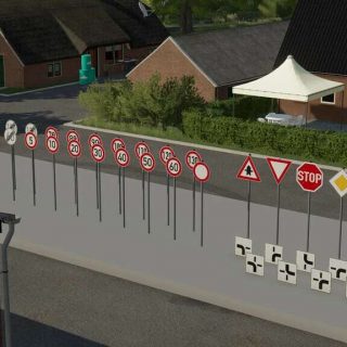 LS22 German Traffic Signs (Prefab) v1.0.0.1 - FS 25 modding - LS25 Mod ...