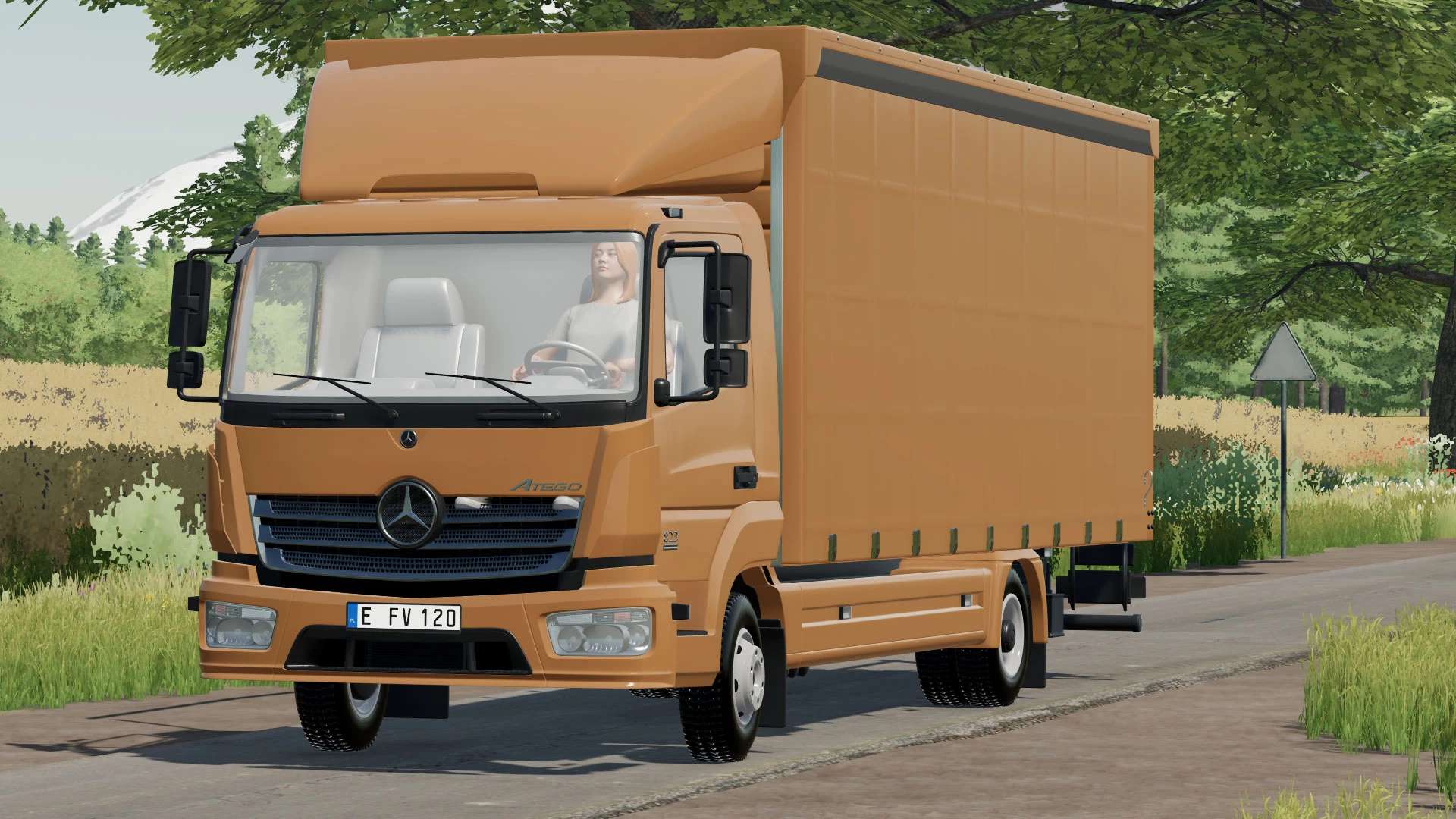 Ls22 Mercedes Benz Atego 823 V2 0 0 0 Fs 25 Modding Ls25 Mod Download