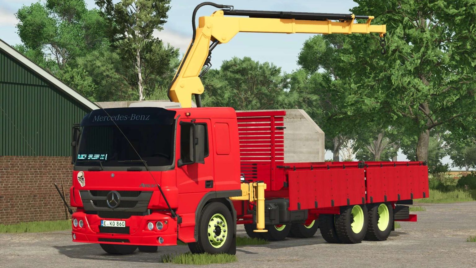 LS25 Mercedes Benz Atego Munck v1.0.0.0 - FS 25 modding - LS25 Mod ...