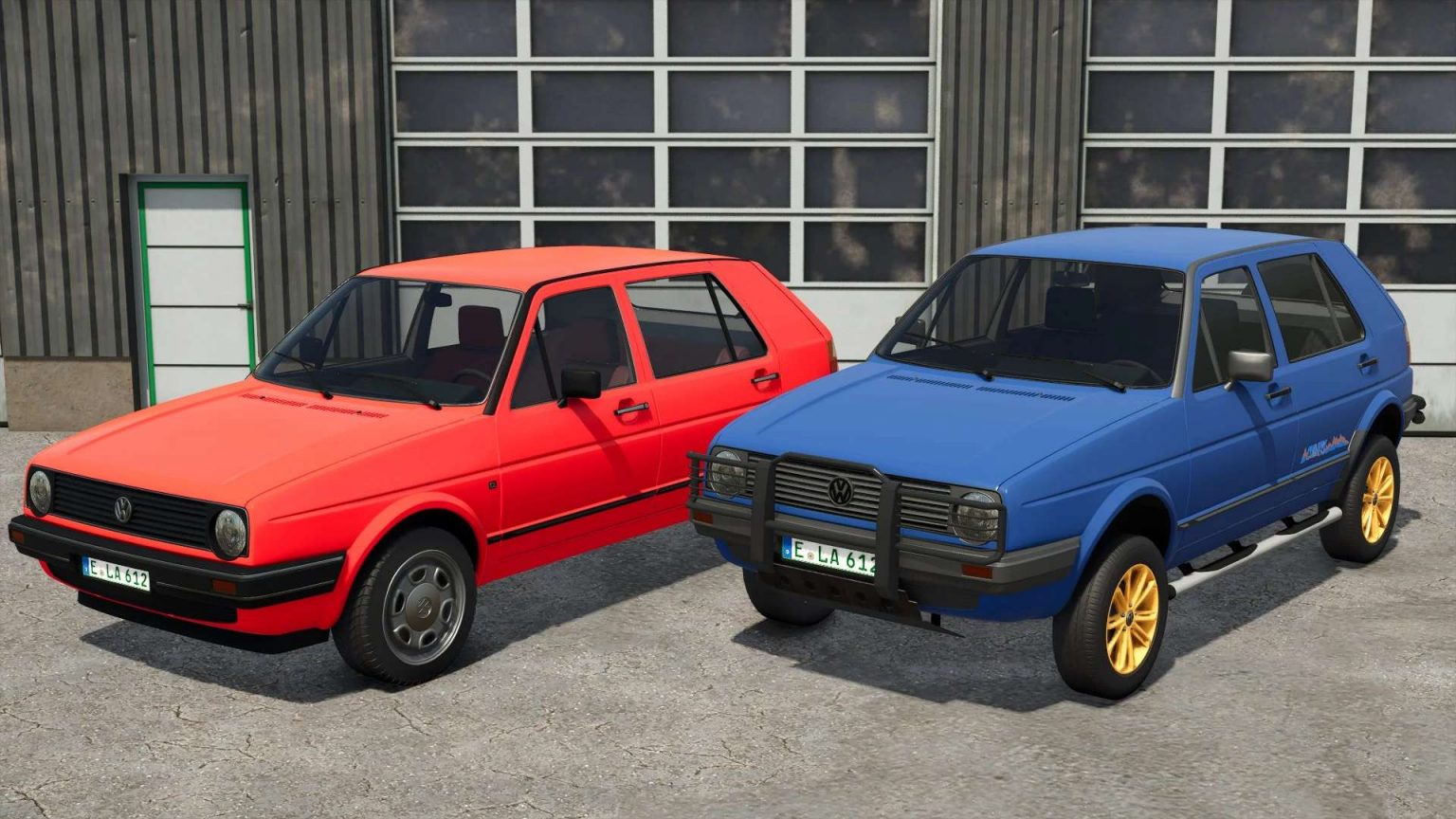 LS25 1983 Volkswagen Golf & Volkswagen Golf II Country v1.0.0.0 - FS 25 modding - LS25 Mod download!