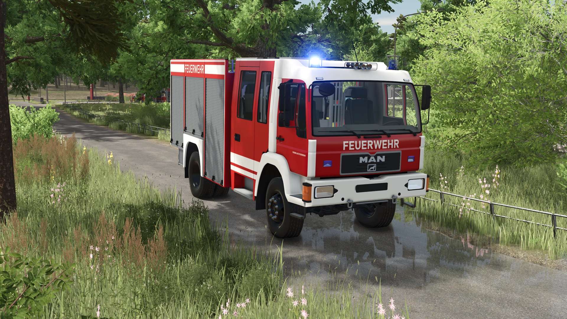 LS25 MAN L2000 Fire Engine v1.0.0.0 - FS 25 modding - LS25 Mod download!
